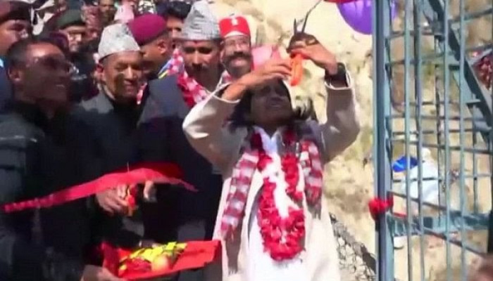 India, Nepal jointly inaugurate two Dharchula International Suspension ...