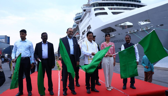India flags off international cruise vessel voyage from Chennai to Sri Lanka
