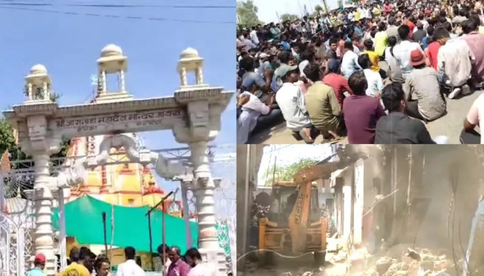 Tension mounts in MP town as Cows body parts found on temple premises ...