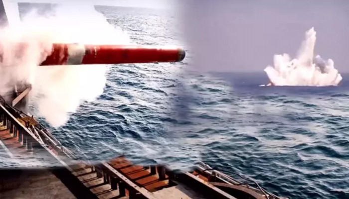 Indigenous torpedo Varunastra of the Indian Navy successfully strikes ...