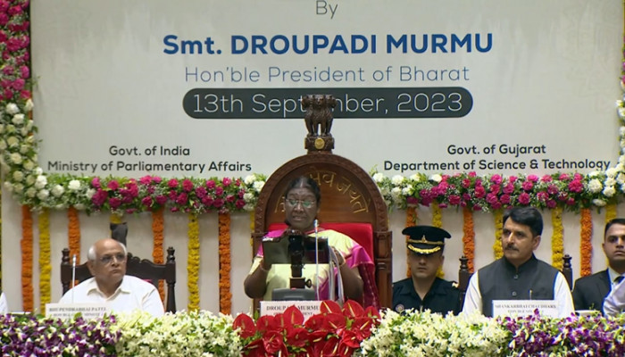 President Murmu launches Gujarat Legislative Assemblys NeVA Digital ...