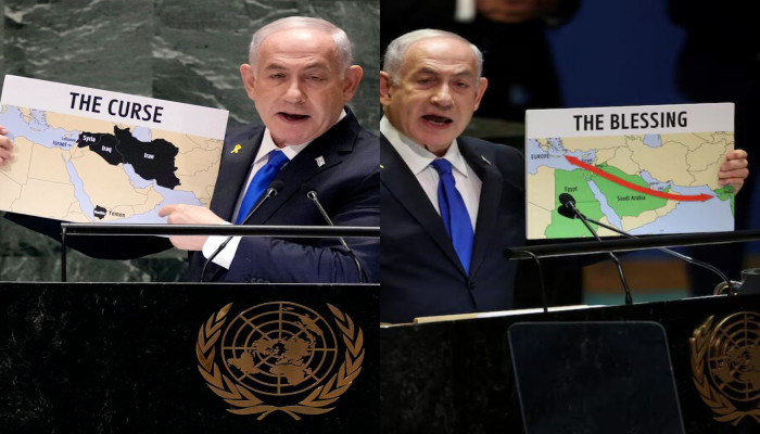 Netanyahu’s UN address India as ‘blessing’ and Iran as ‘curse’