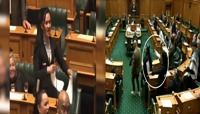 New Zealand MP performs Haka, tears up bill in fiery parliament protest