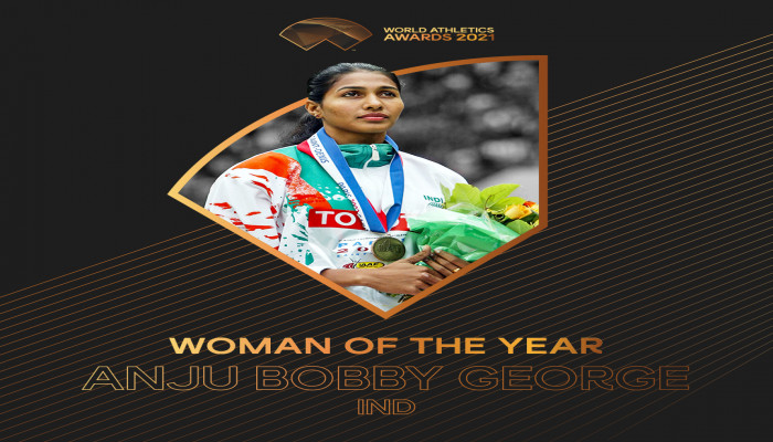 Anju Bobby George wins Woman of Year Award from World Athletics