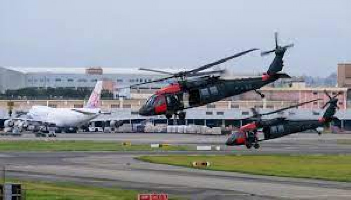 Taiwan conducts first-ever military drill at largest airport ...
