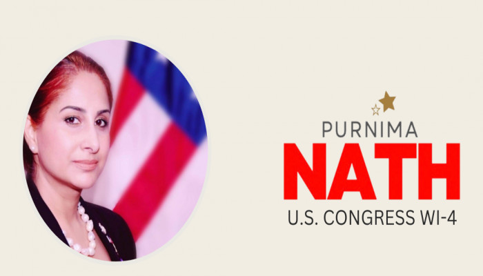 Purnima Nath announces candidacy for U.S. Congress Wisconsin-4