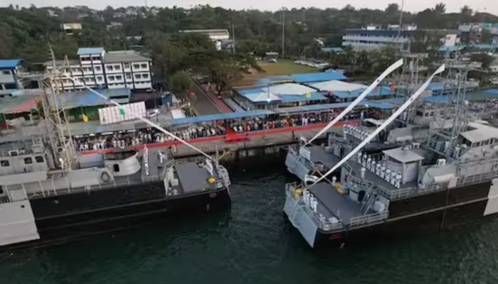 Indian Navy bids farewell to INS Cheetah, Guldar, and Kumbhir after ...