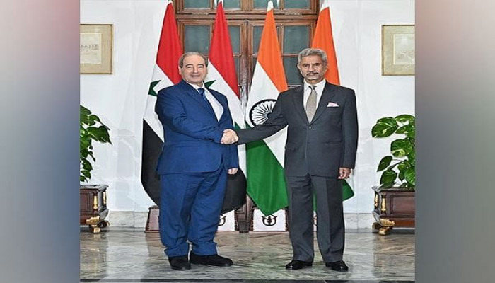 EAM Jaishankar assures of continued humanitarian support to Syria