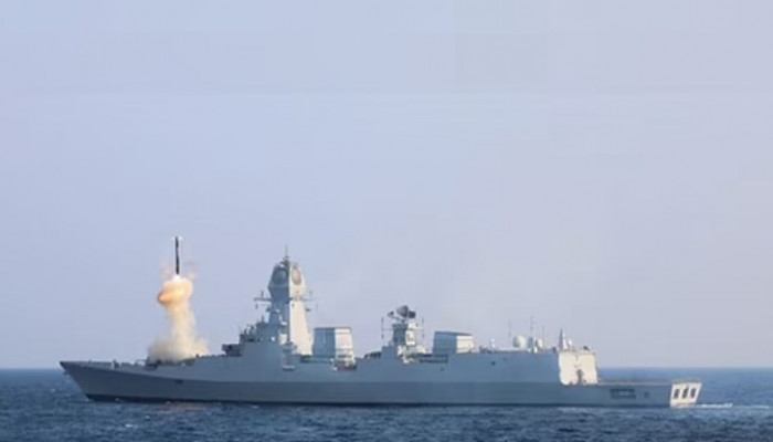 Indian Navys Imphal achieves a precision hit