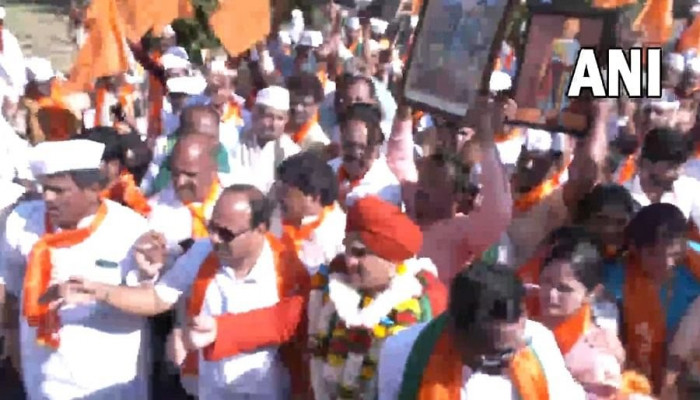 Karnataka Panchamasali Lingayat hold padayatra in Belagavi for reservation