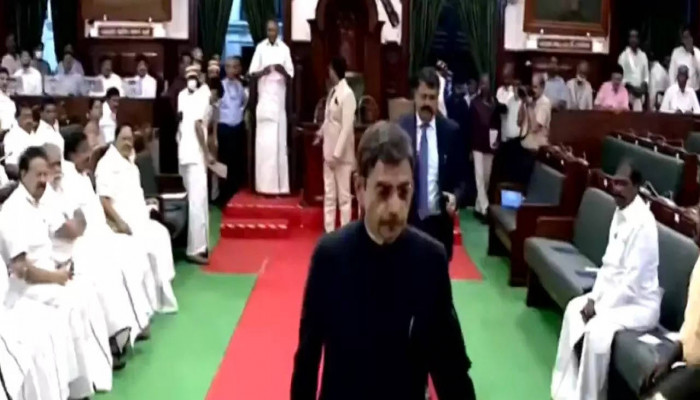 Tamil Nadu Governor RN Ravi walks out of Assembly after tussle with CM ...