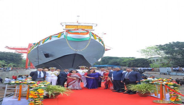 Indian Navy launches anti-submarine craft INS Androth