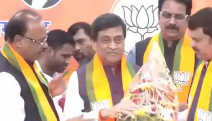 Maharashtra Congress heavyweight leader Ashok Chavan joins BJP in India