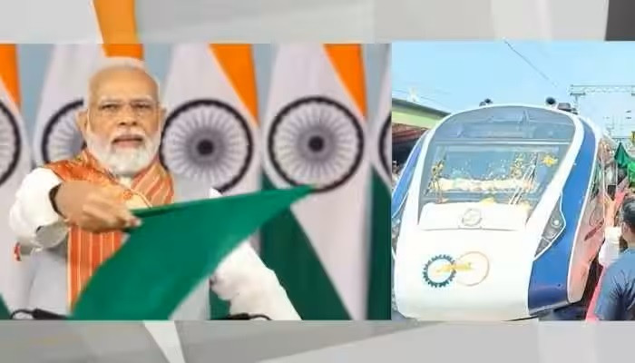 PM Modi flags off Guwahati-New Jalpaiguri Vande Bharat Express, Northeasts 1st Vande Bharat train